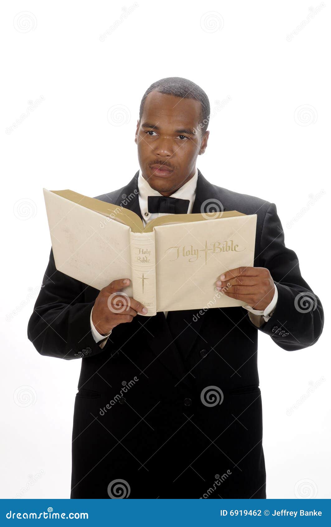 African American Preacher Giving Sermon Stock Photo - Image of bible ...