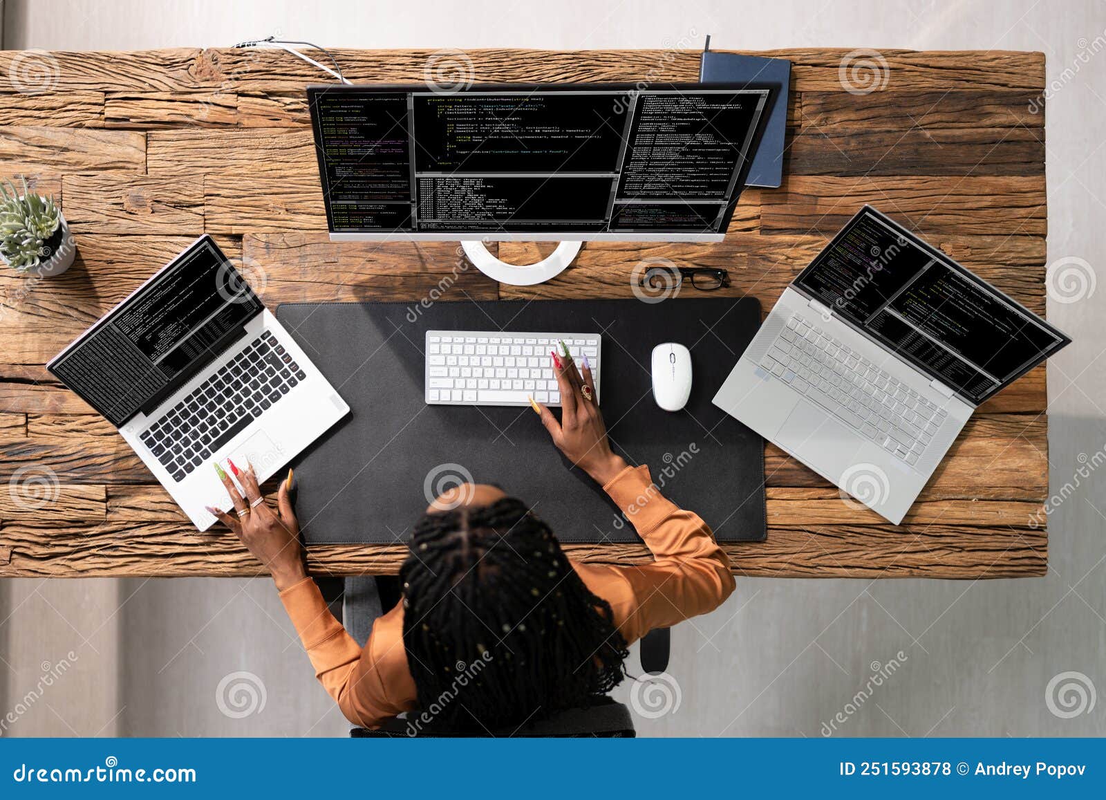 African American Programmer Woman Coding Stock Photo - Image of ... African American Programmer Woman Coding Stock Photo - Image of ...