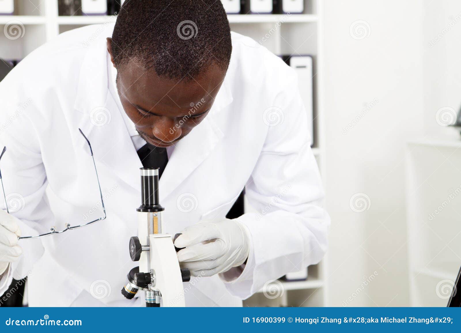 African American Researcher Stock Image - Image of confidence ...