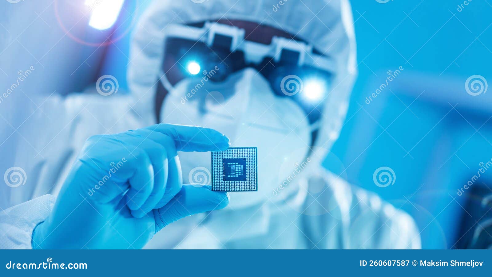 African-American Scientist Works in a Modern Scientific Laboratory for ...