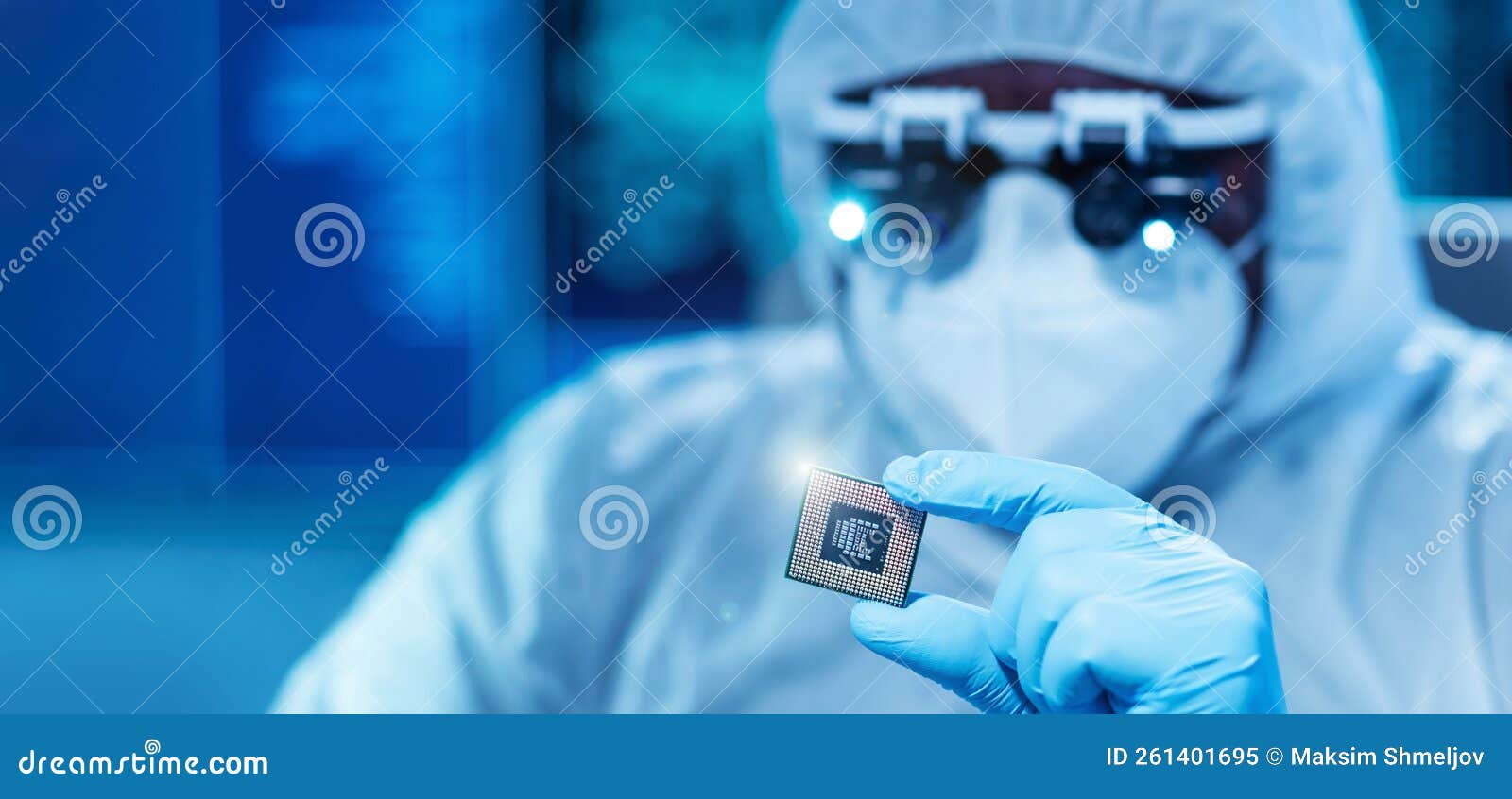 African-American Scientist Works in a Modern Scientific Laboratory for ...