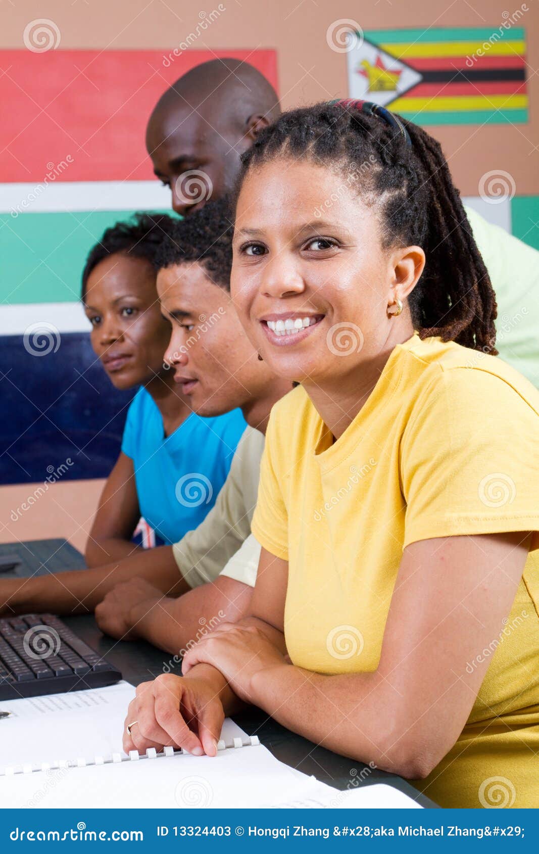African american students stock image. Image of educated - 13324403