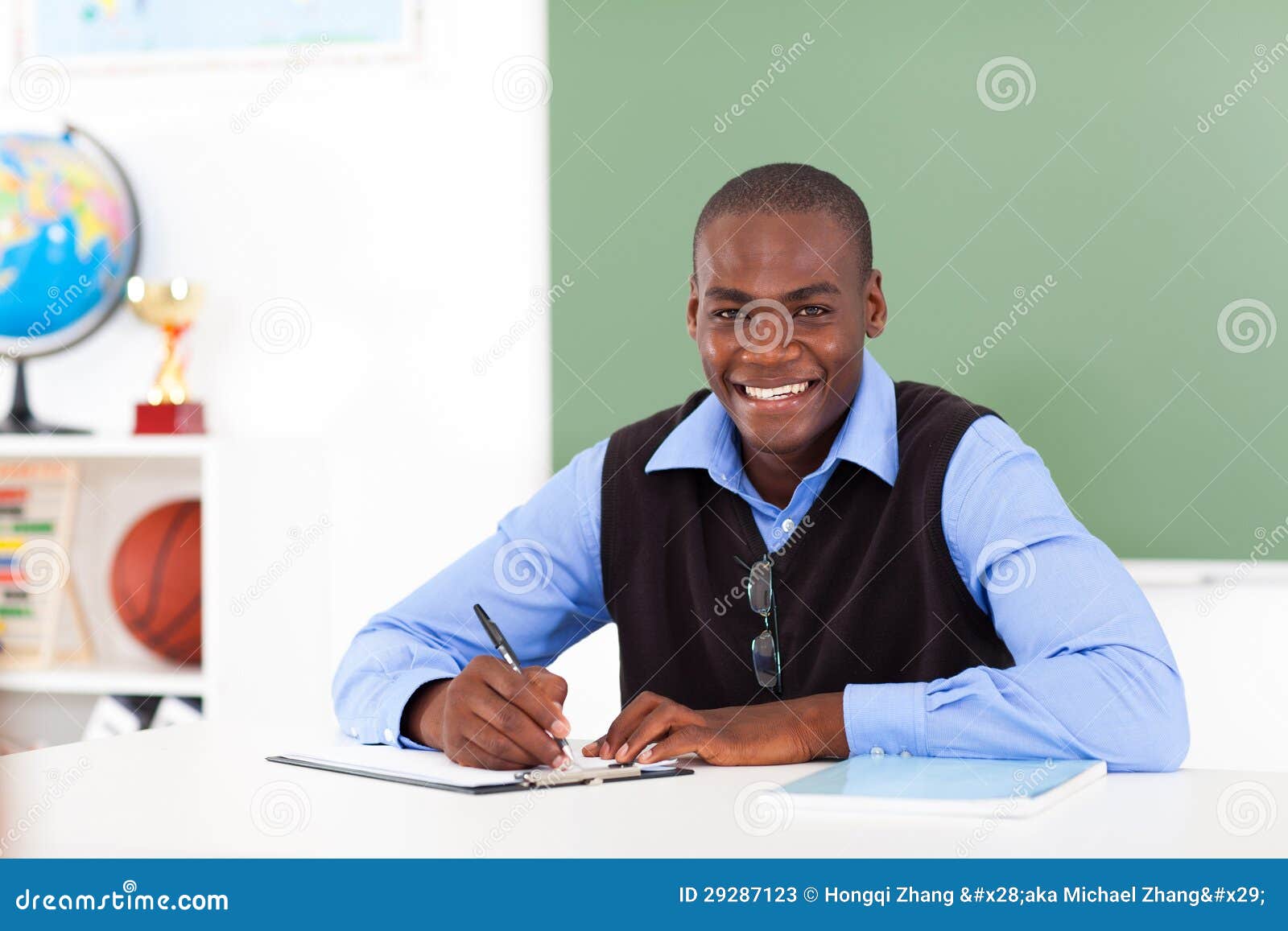 African american teacher stock image. Image of occupation - 29287123