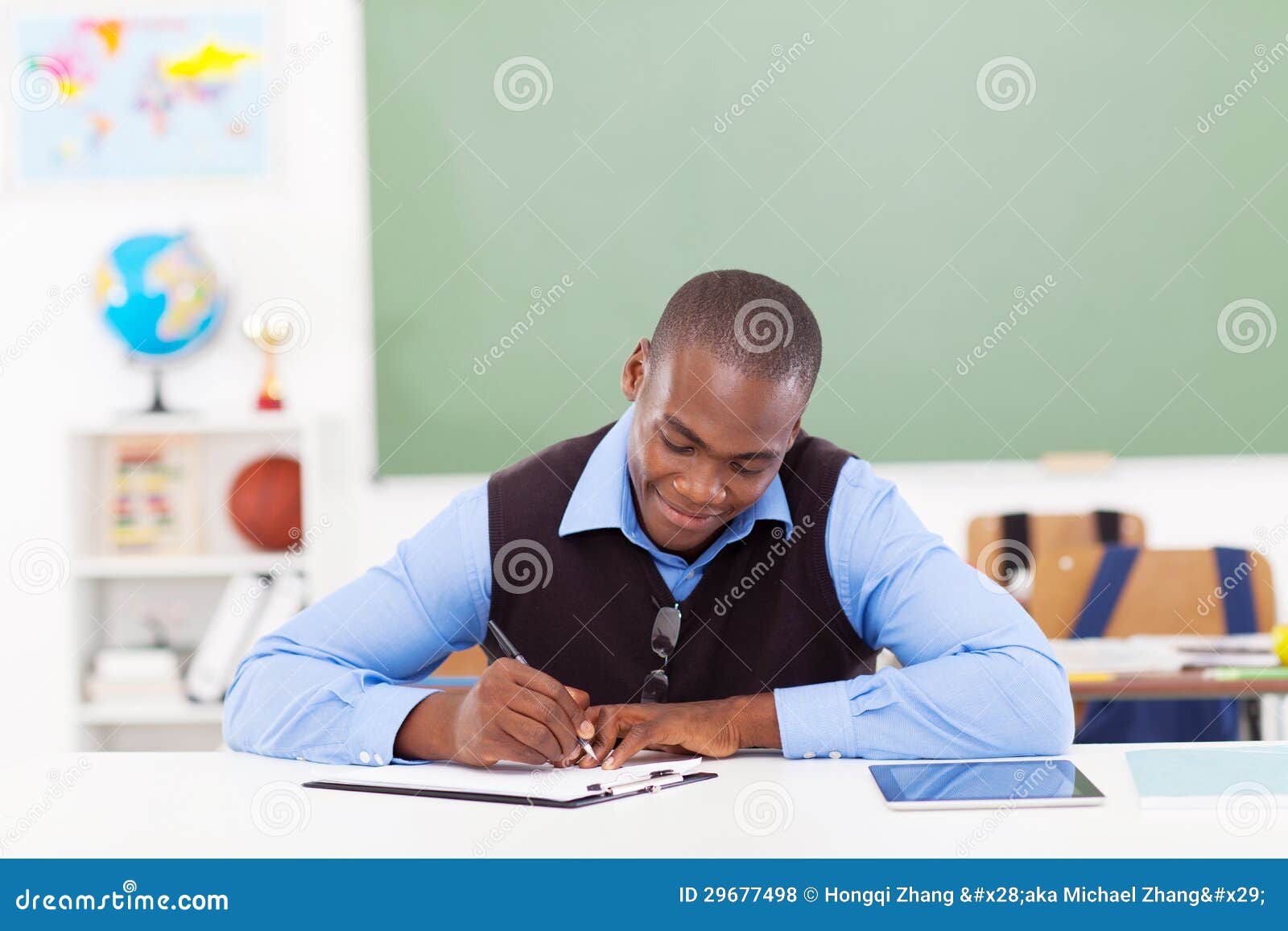 African american teacher stock photo. Image of american - 29677498