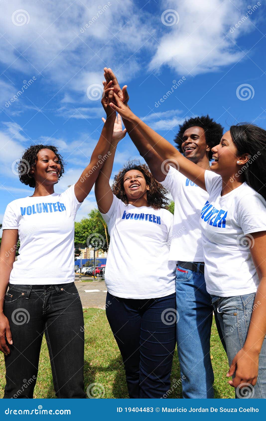 African American Volunteer Group Stock Image - Image of diversity ...