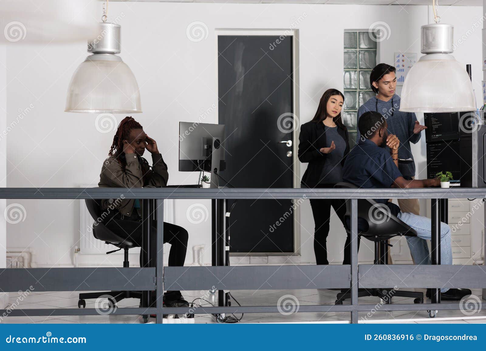 African American Web Developer Brainstorming Ideas for Html Script ... African American Web Developer Brainstorming Ideas for Html Script ...