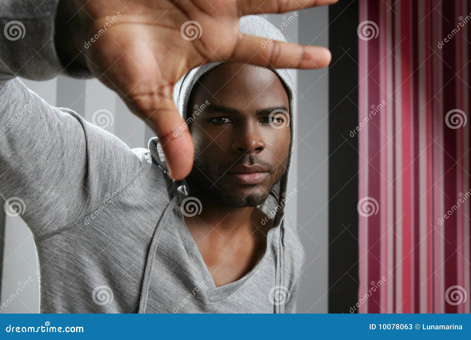 African American Young Black Man Rap Stock Image - Image of star ...