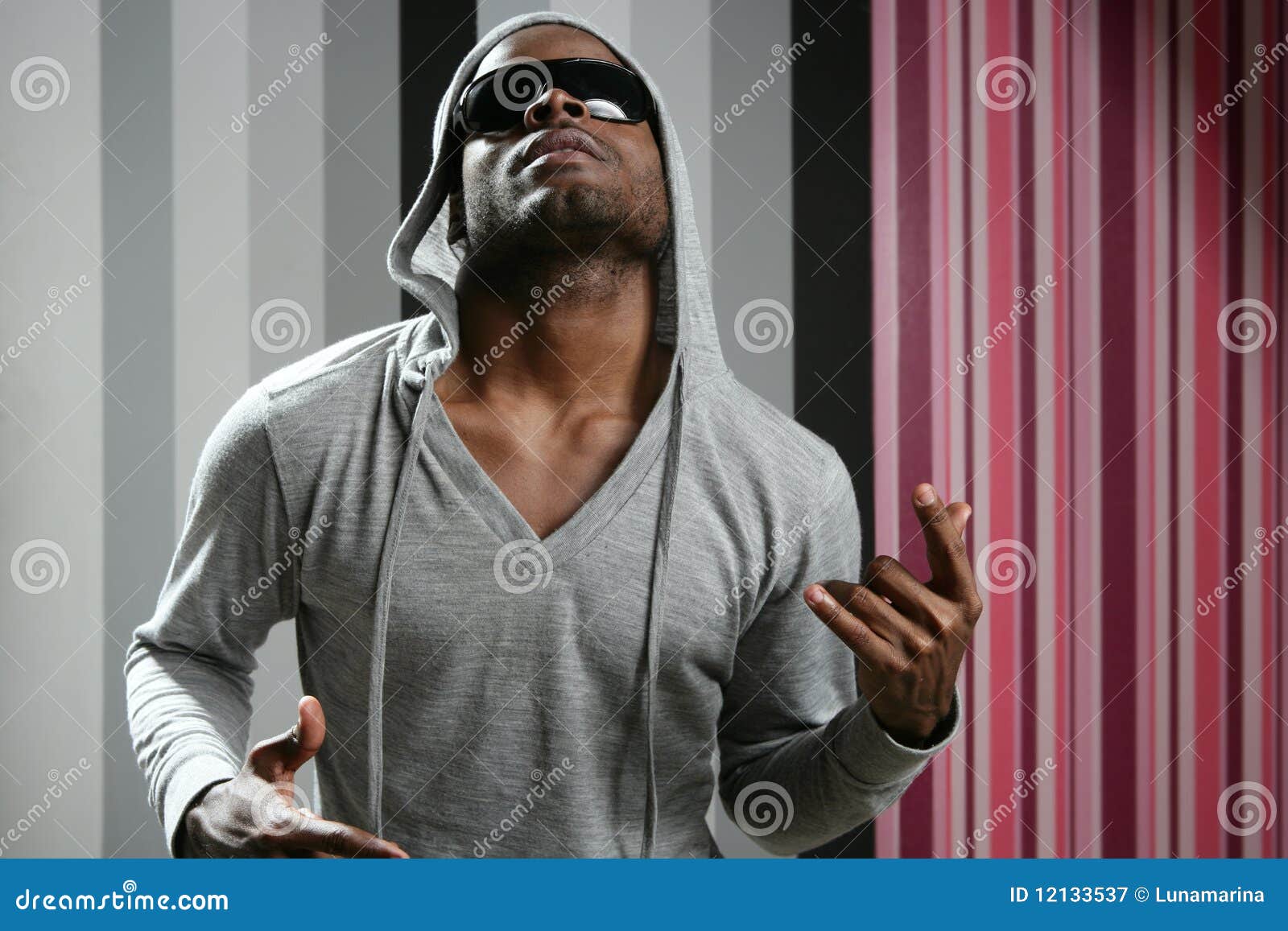 African American Young Black Man Rap Stock Image - Image of adult ...