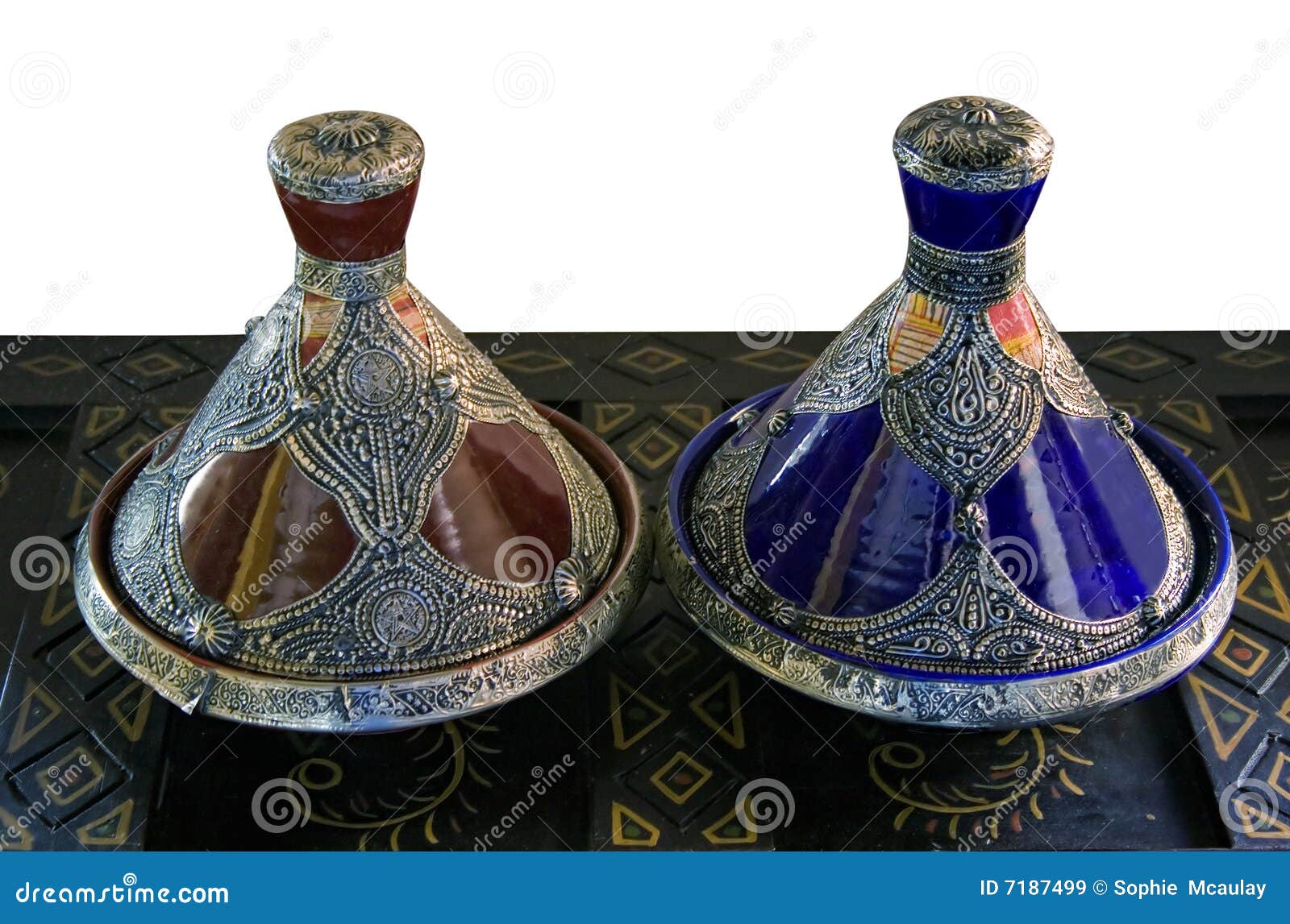 African-arabian Food Containers Stock Image - Image of traditional ...