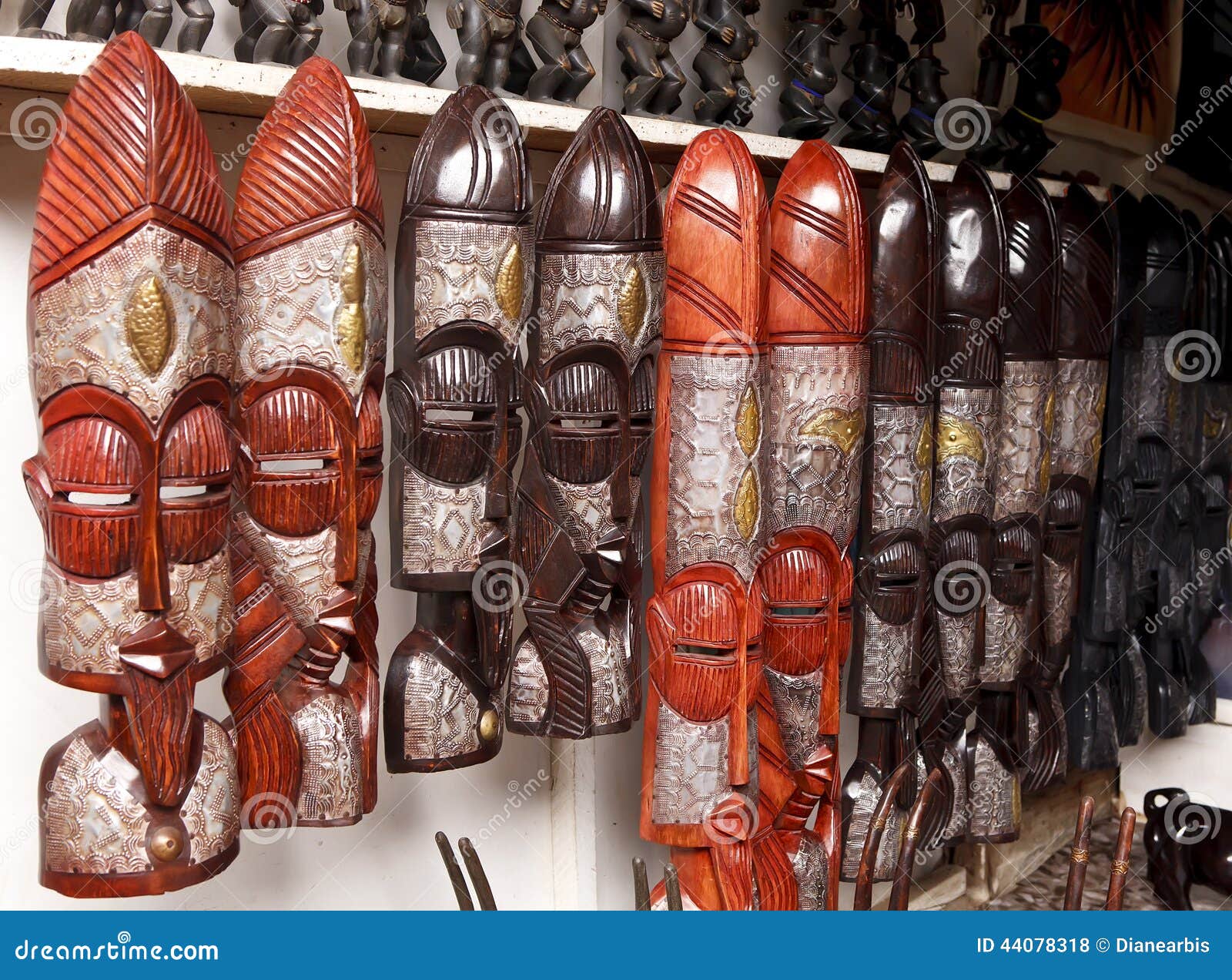 African Art Display stock photo. Image of hand, crafted - 44078318