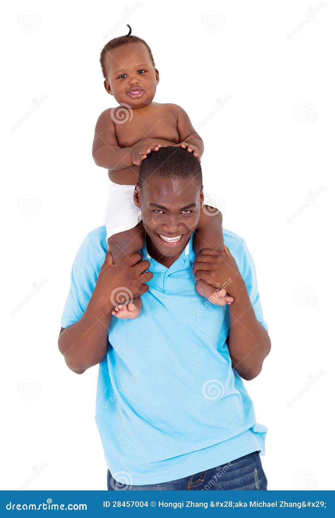 African baby and father stock photo. Image of close, joyful - 28457004