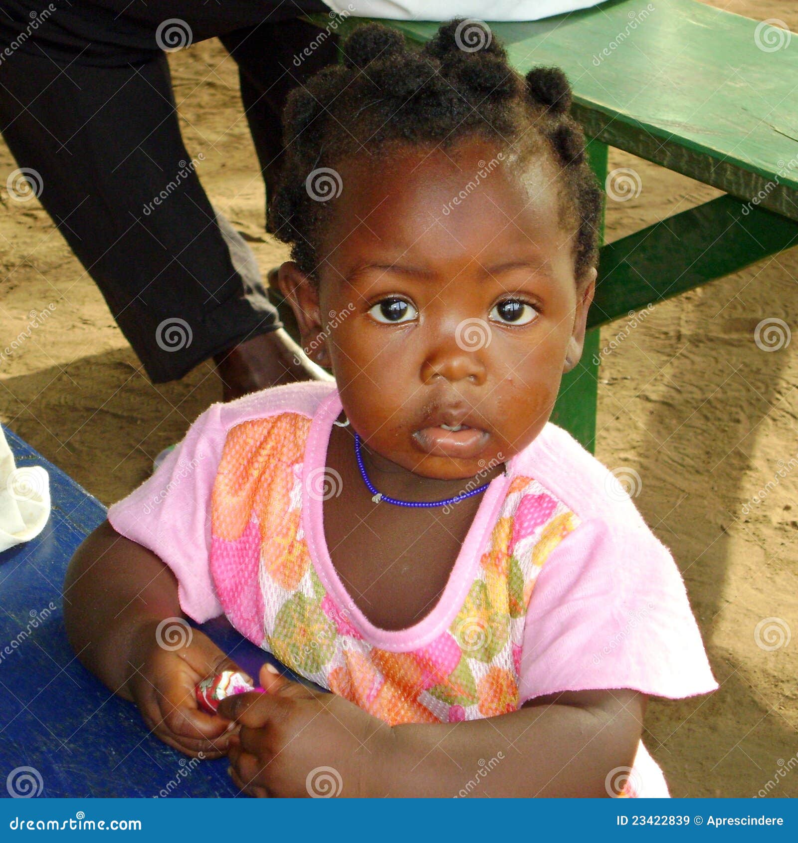 African baby girl editorial stock image. Image of smiling - 23422839