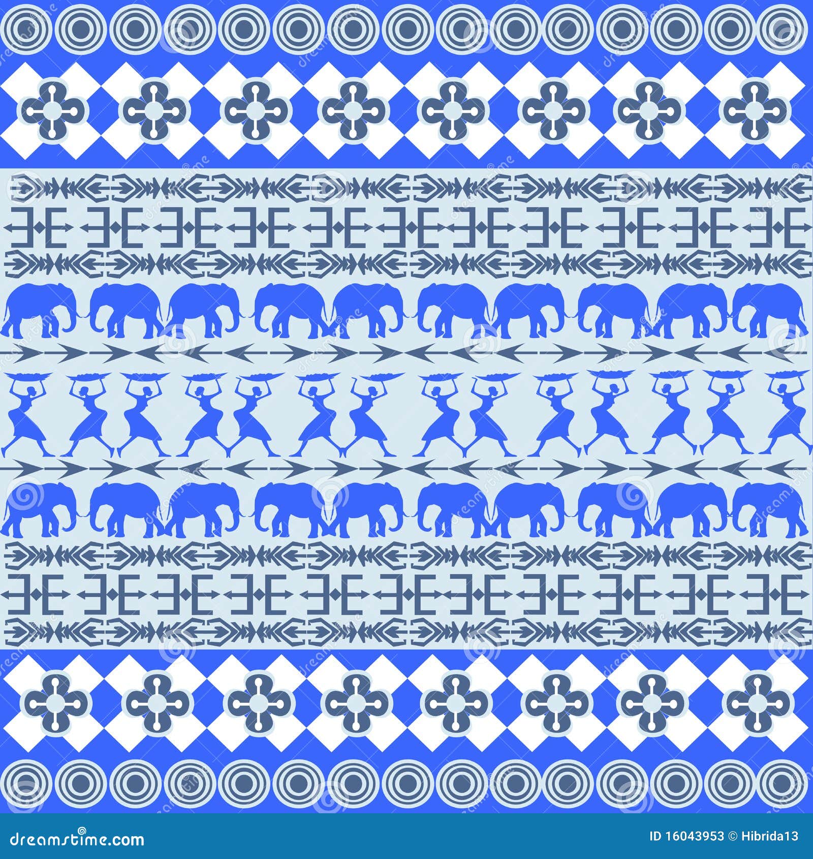 African blue texture stock illustration. Illustration of geometric ...