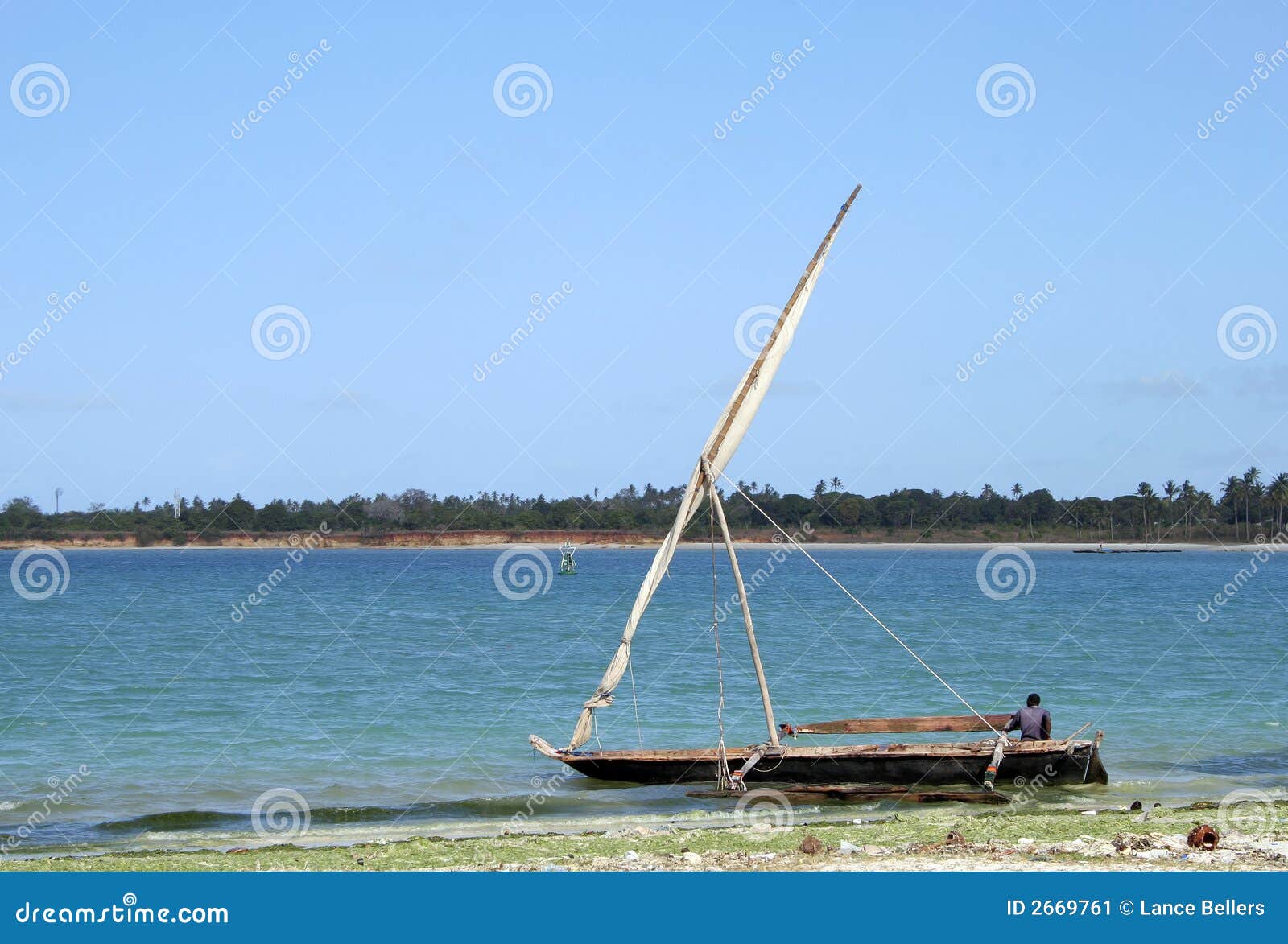 African boat stock image. Image of salaam, hull, aqua - 2669761