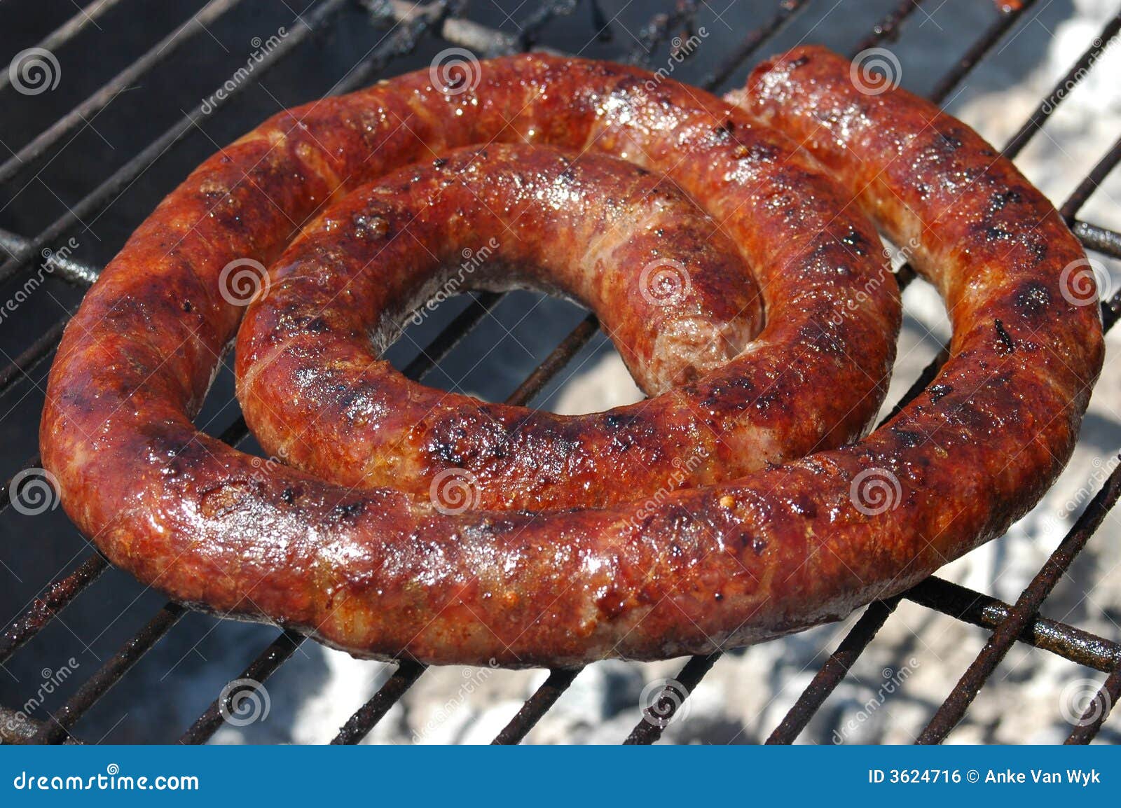 African Boerewors stock photo. Image of boerewors, giant - 3624716
