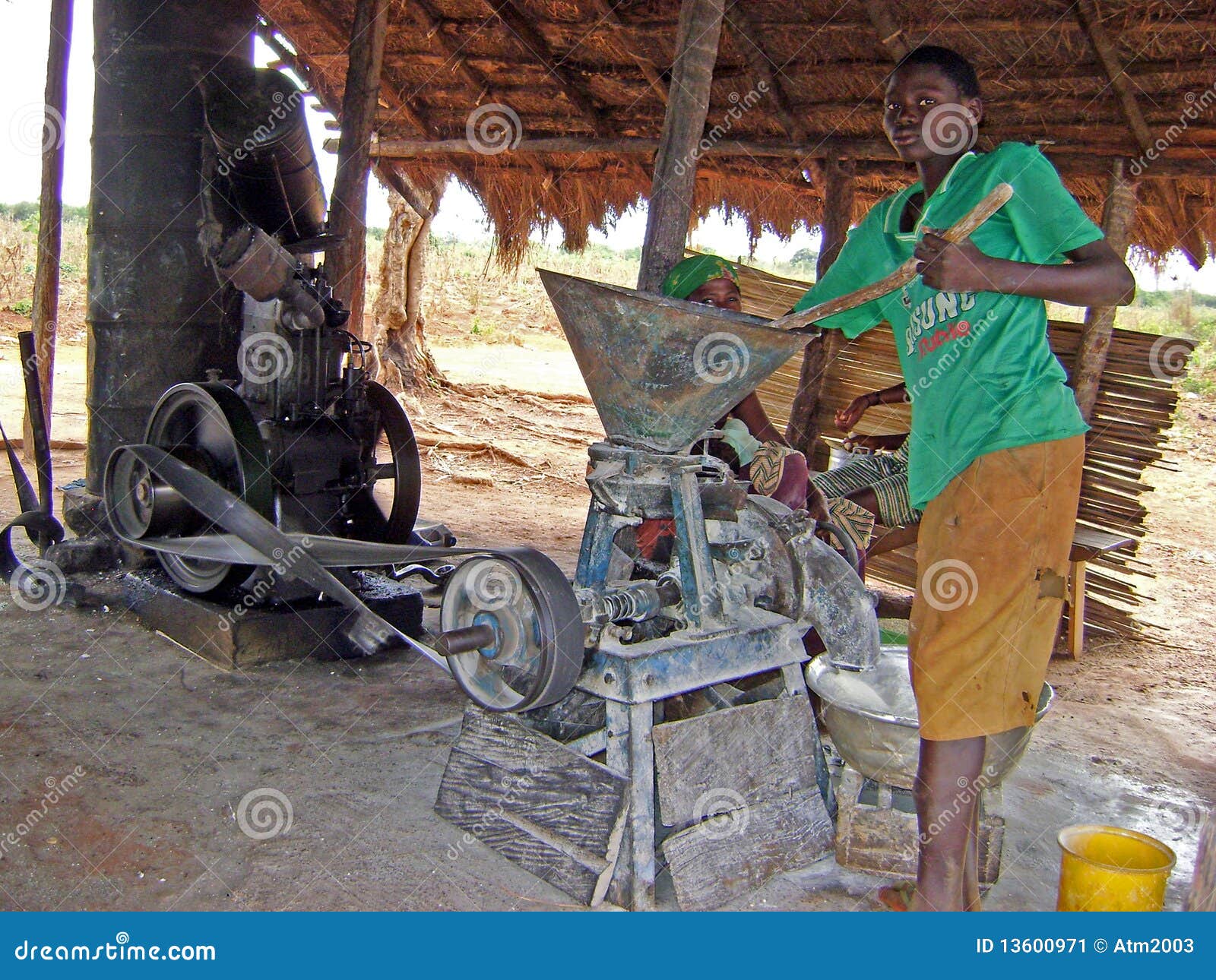 African Man Working As A Gardener Editorial Photo | CartoonDealer.com ...