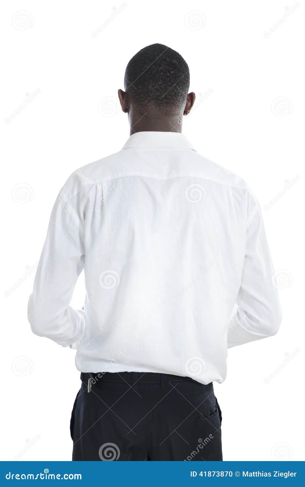 African Business Man Rear View Stock Photo - Image of business ...