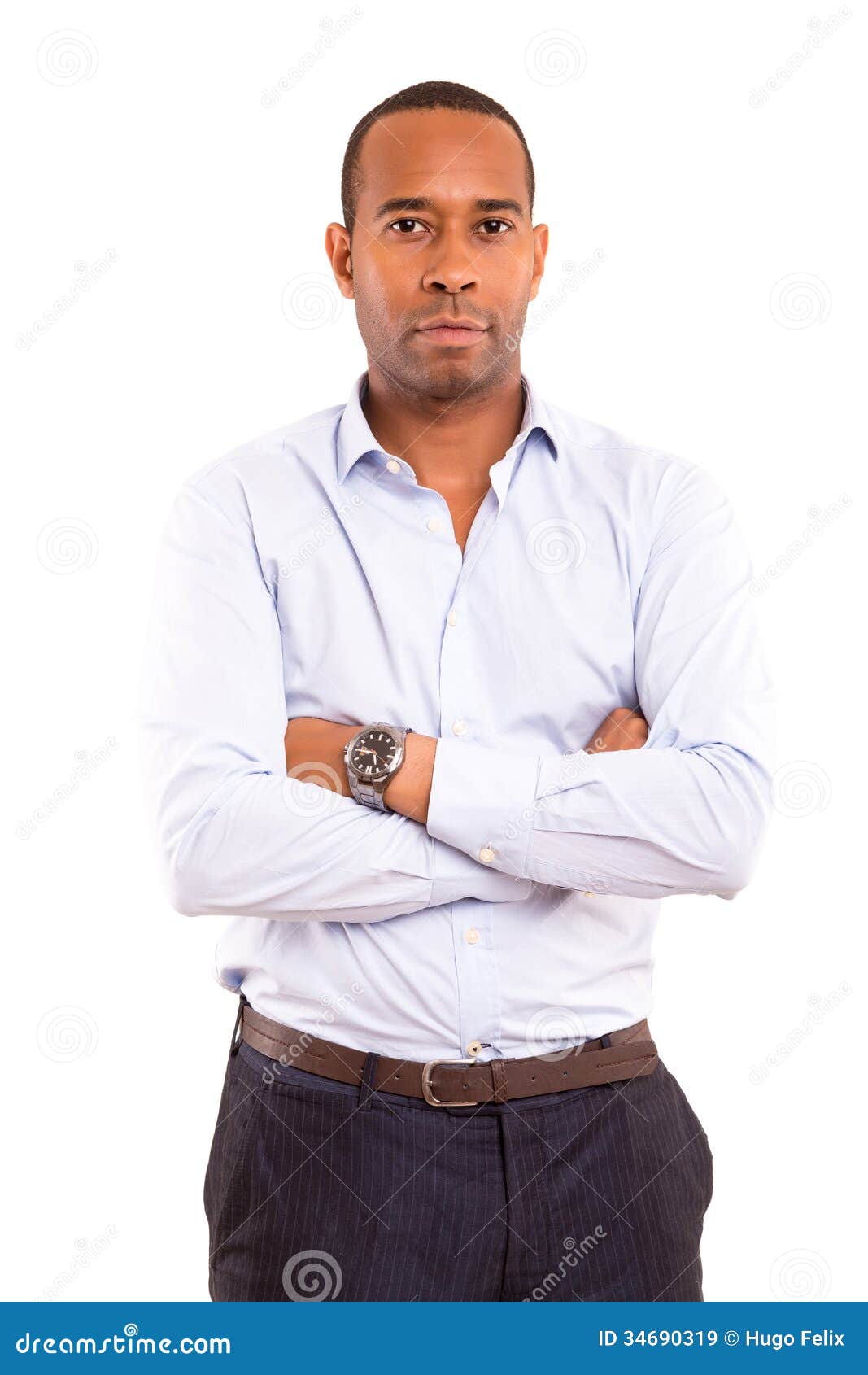 African business man stock image. Image of modern, afro - 34690319