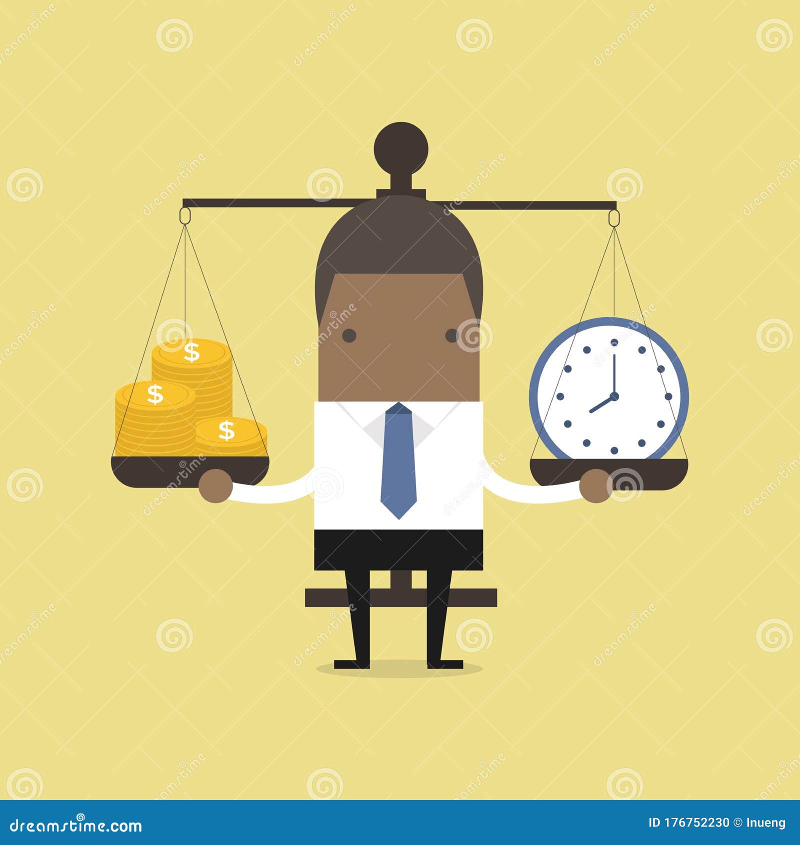 Businessman Balancing Stack Money Symbols On Terrestrial Globe Royalty ...