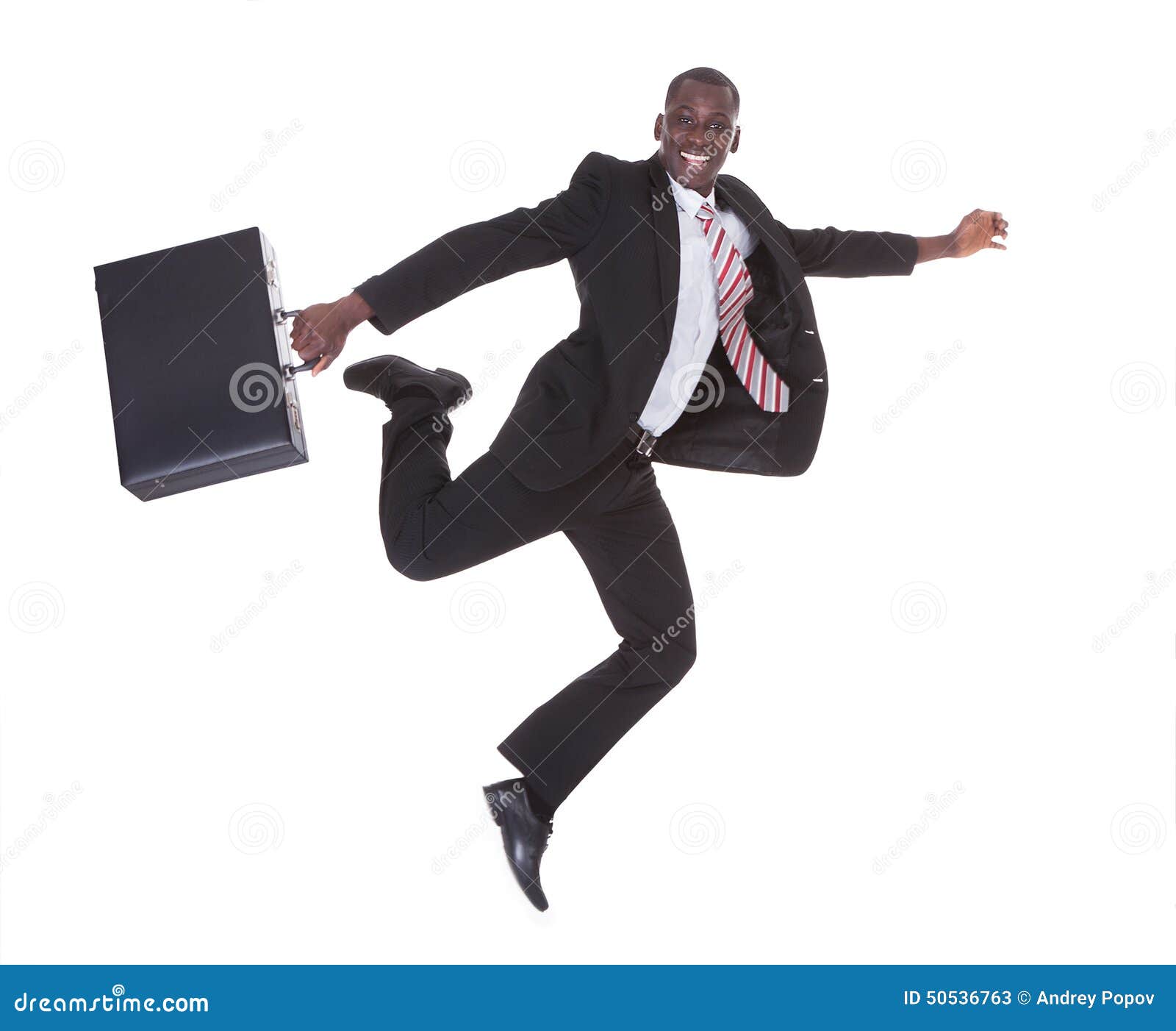 Black Guy Running Away