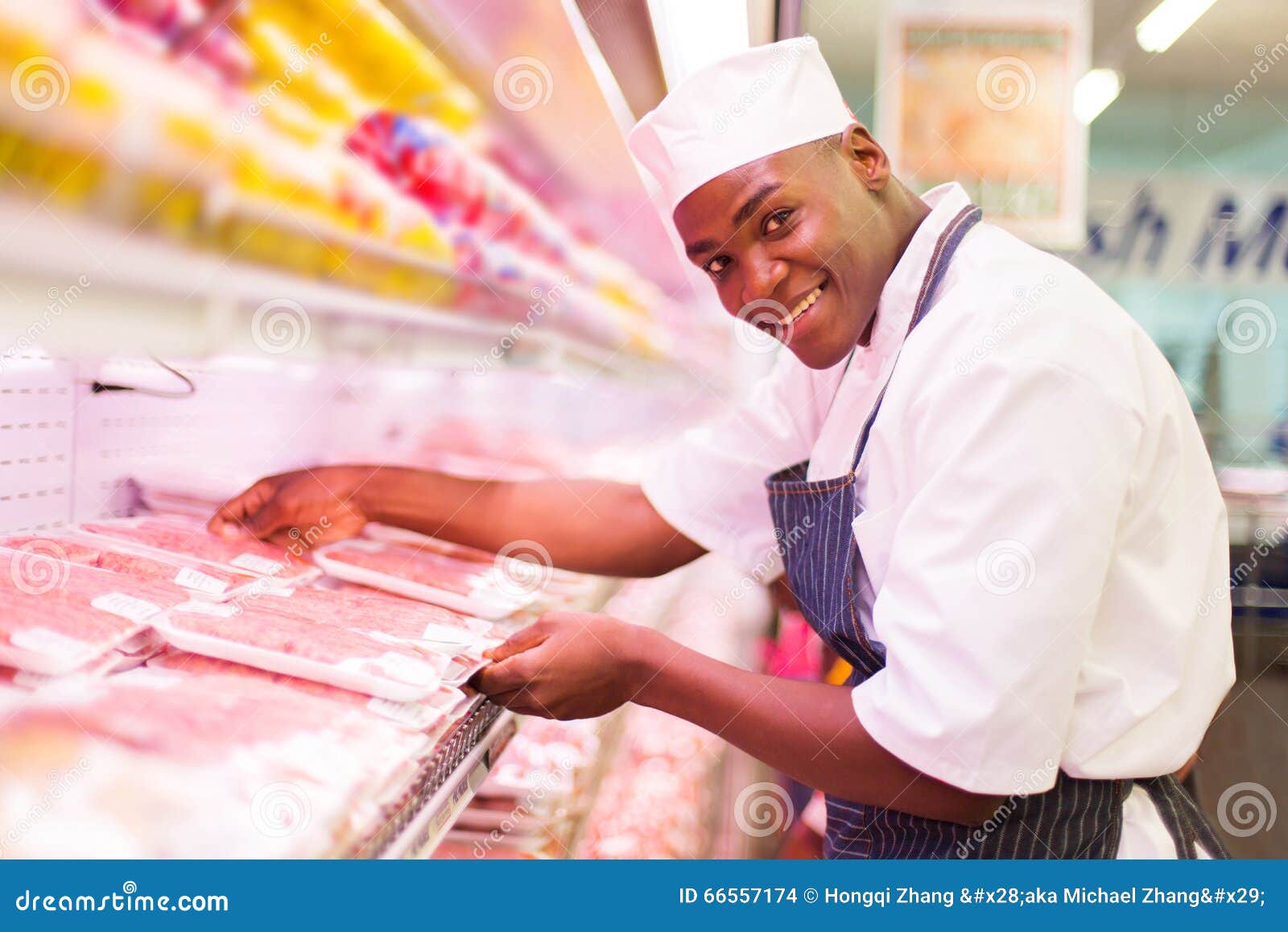 African butcher working stock photo. Image of butcher - 66557174