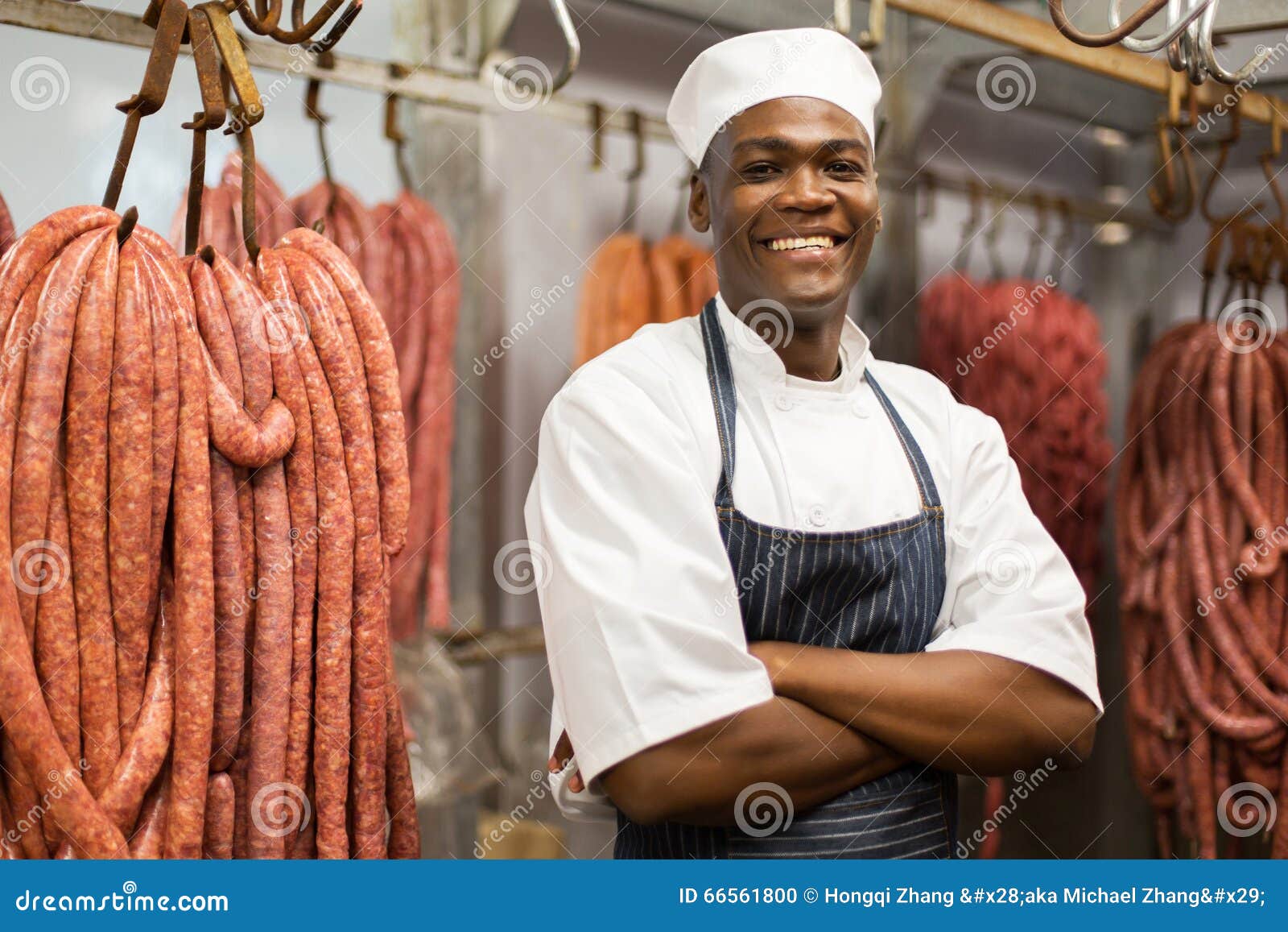 African butchery owner stock photo. Image of ethnic, food - 66561800
