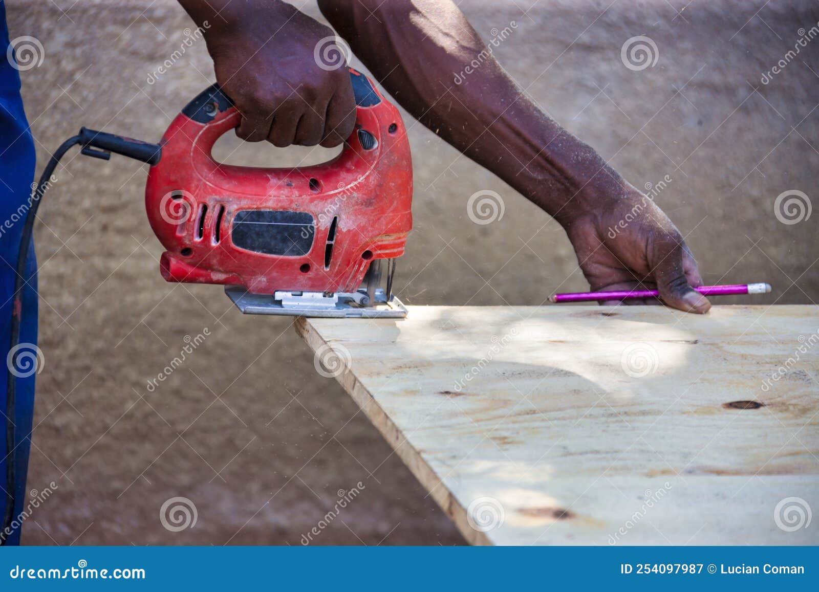 African carpenter stock image. Image of black, africa - 254097987