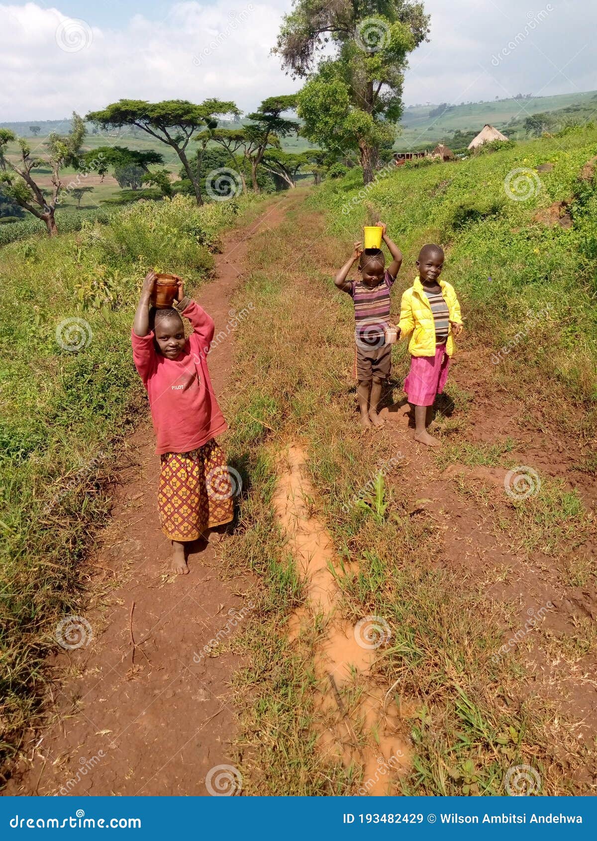 An African Child Labour at Work Hungry Editorial Stock Image - Image of ...