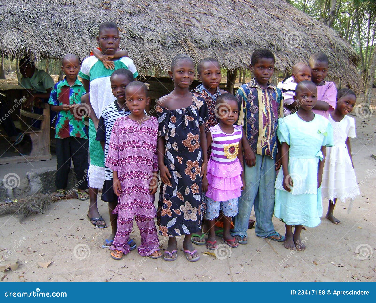 African children - Ghana editorial stock photo. Image of girls - 23417188