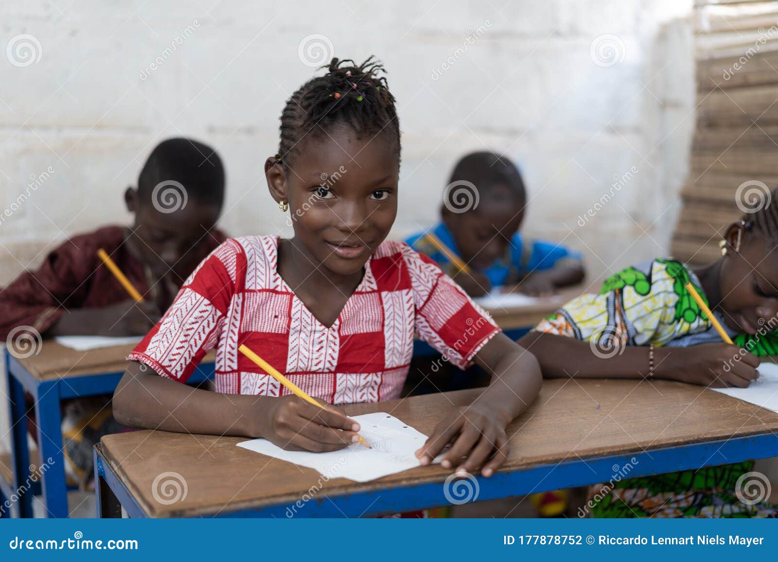 Education Symbol for Little African Children Stock Photo - Image of ...