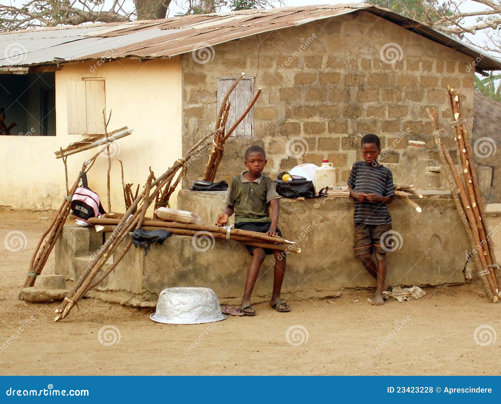 African Children Working