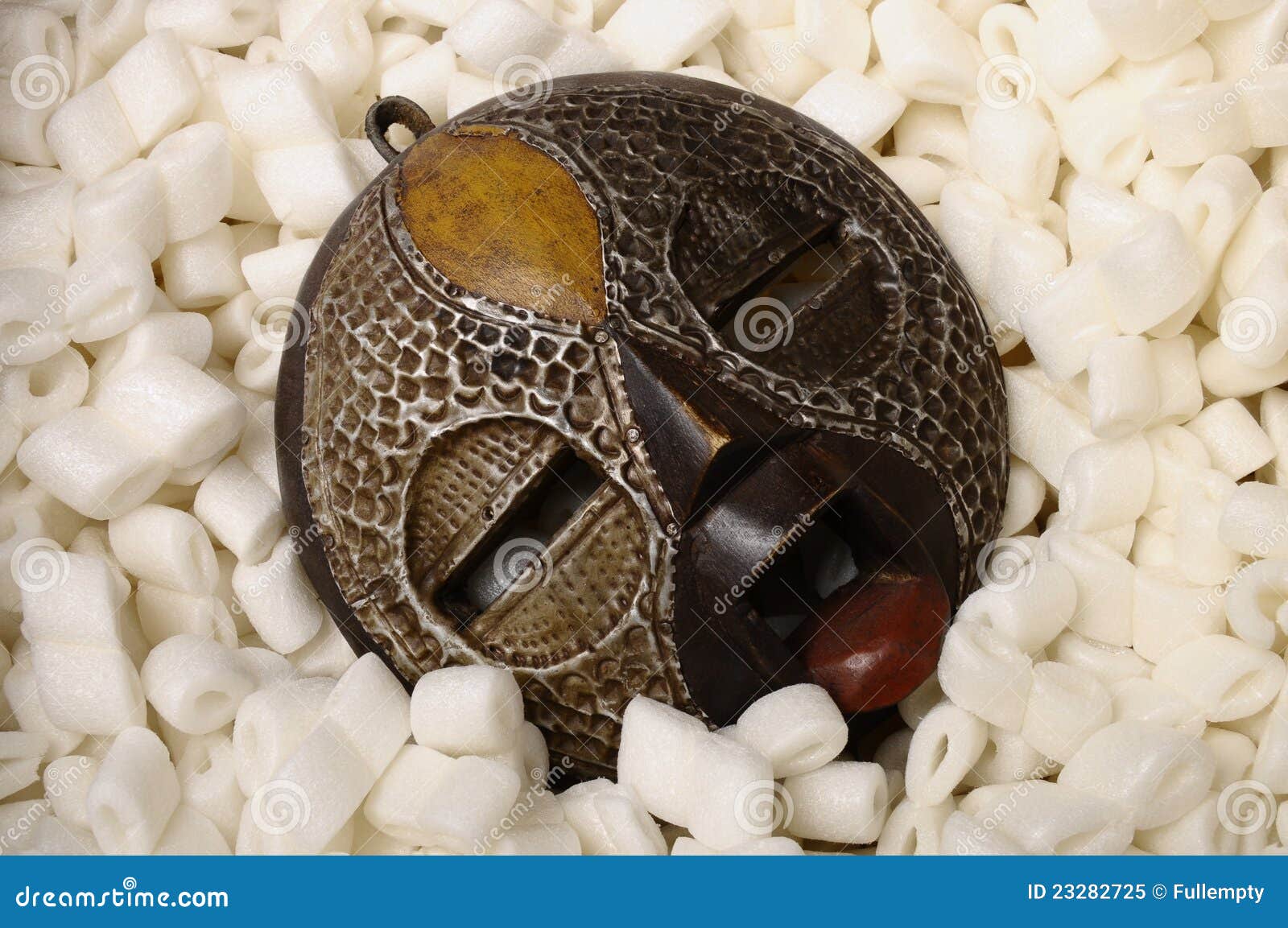 African Circular Mask Packed Stock Image - Image of polystyrene ...