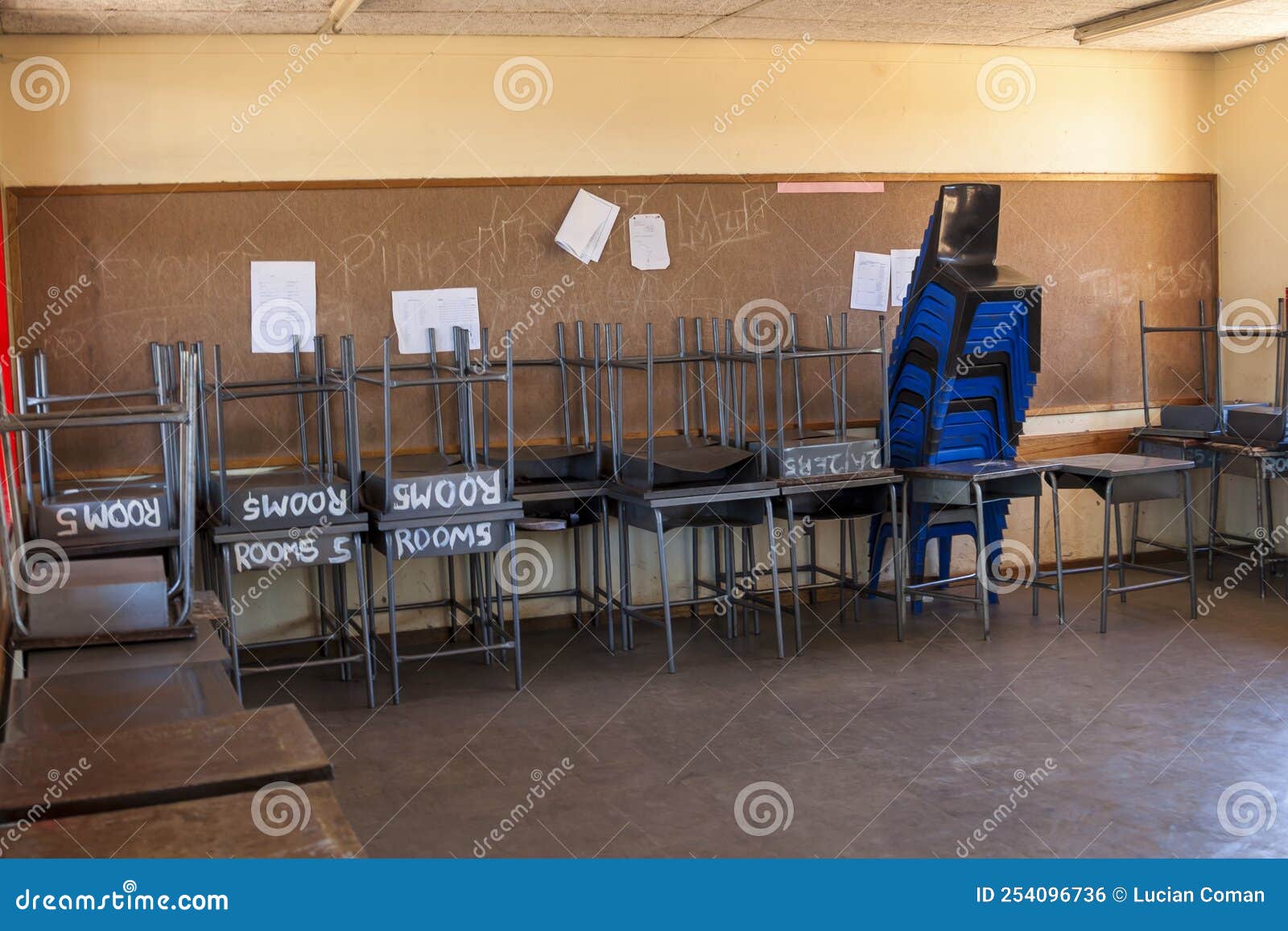 African classroom stock photo. Image of african, clean - 254096736