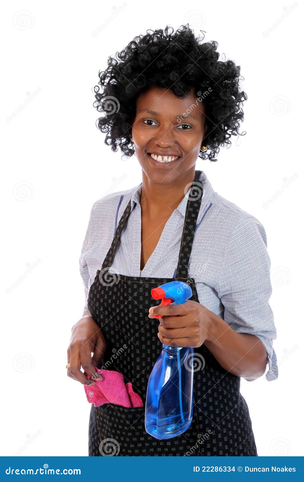 African Cleaning Woman Stock Images - Image: 22286334