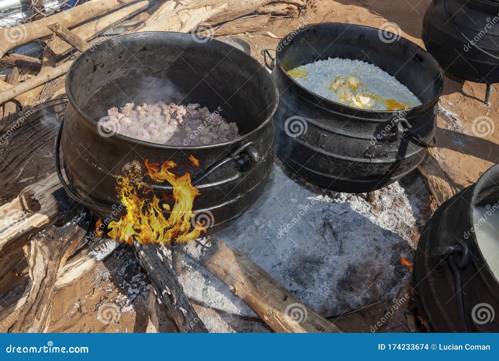 African cooking stock photo. Image of landscape, color - 174233674