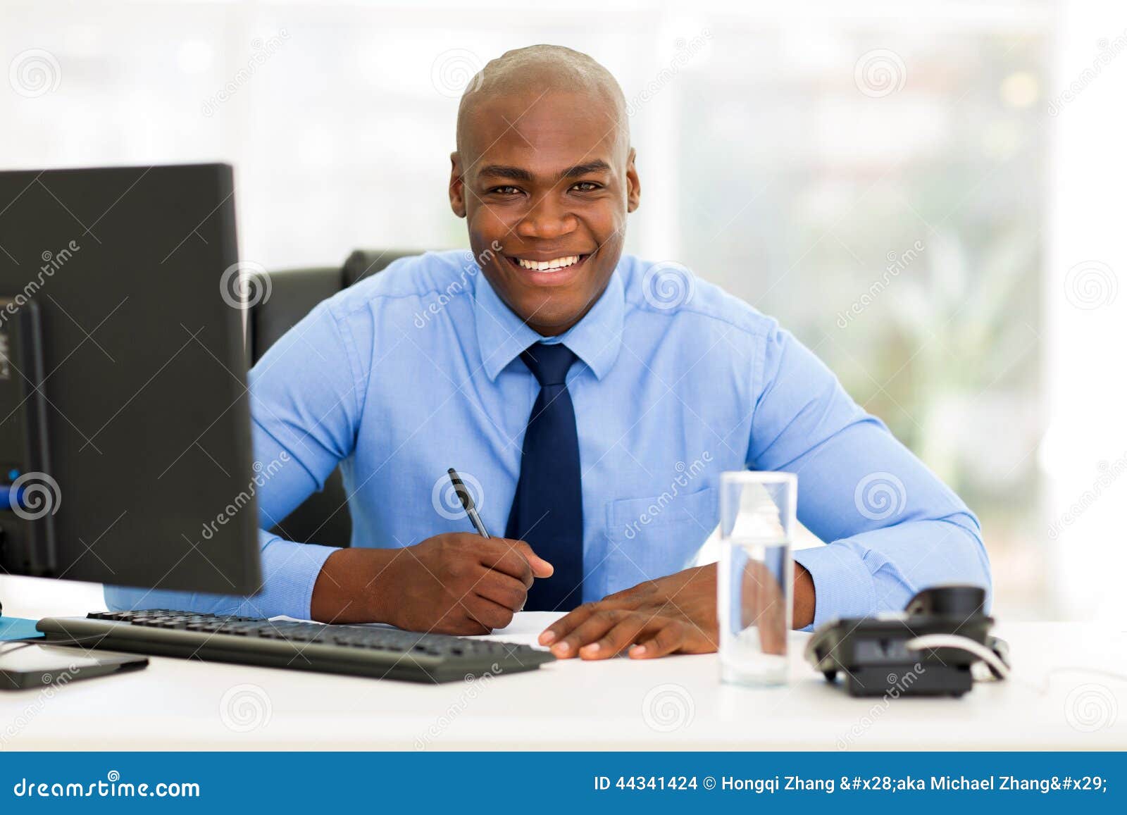 African corporate worker stock photo. Image of entrepreneur - 44341424