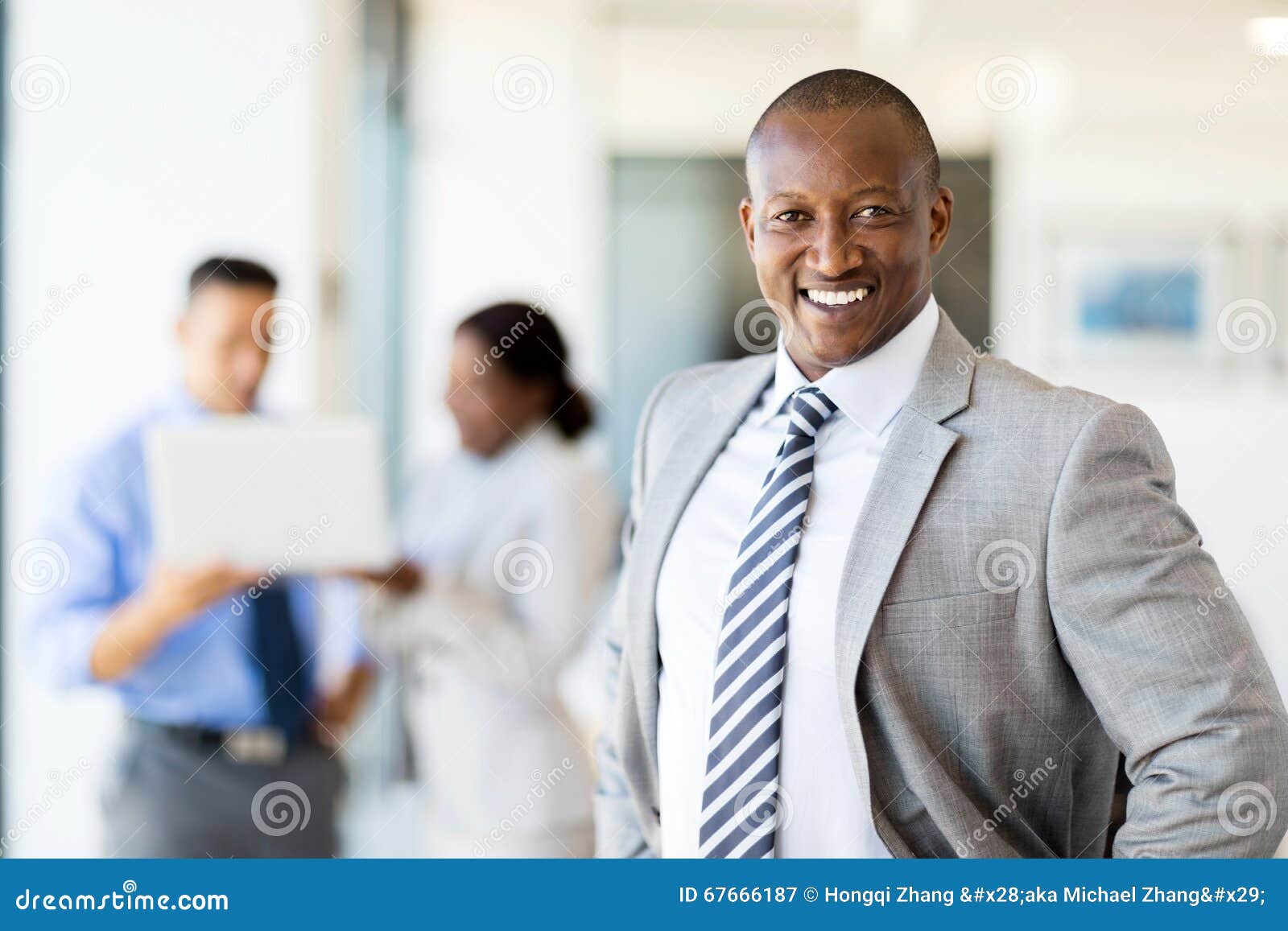 African corporate worker i stock image. Image of laptop - 67666187
