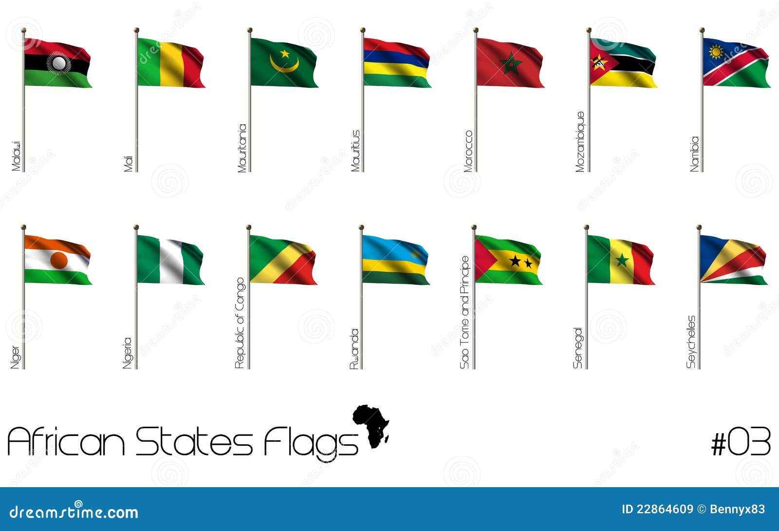 African Country Flags Stock Photo | CartoonDealer.com #22864578