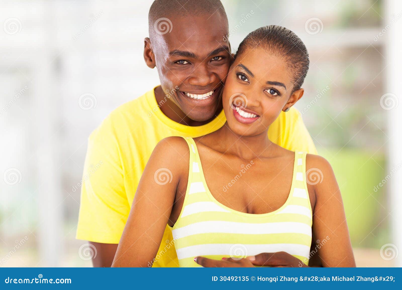 African Couple Hugging Royalty Free Stock Photo - Image: 30492135