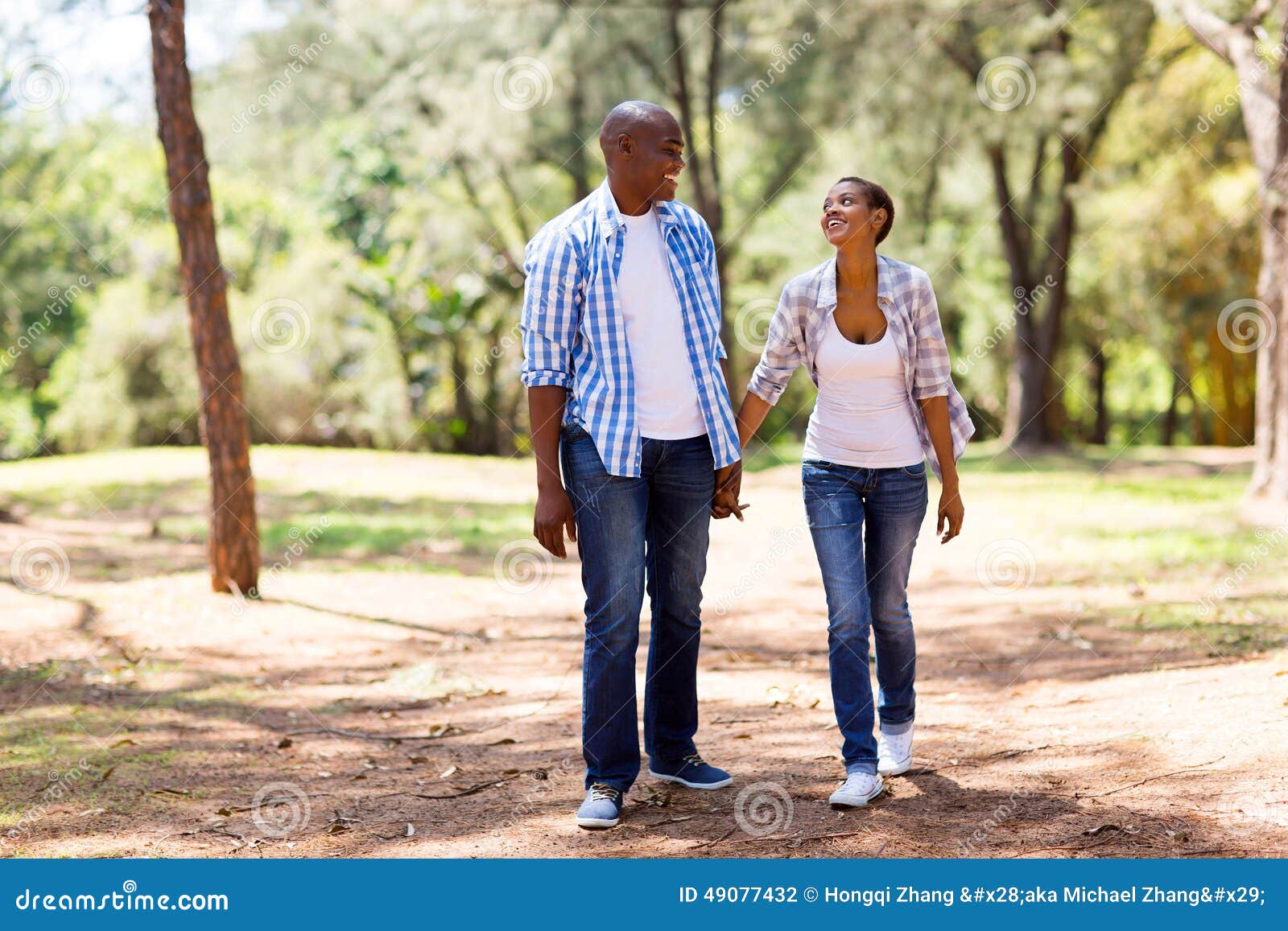 African couple walk stock photo. Image of hands, girl - 49077432