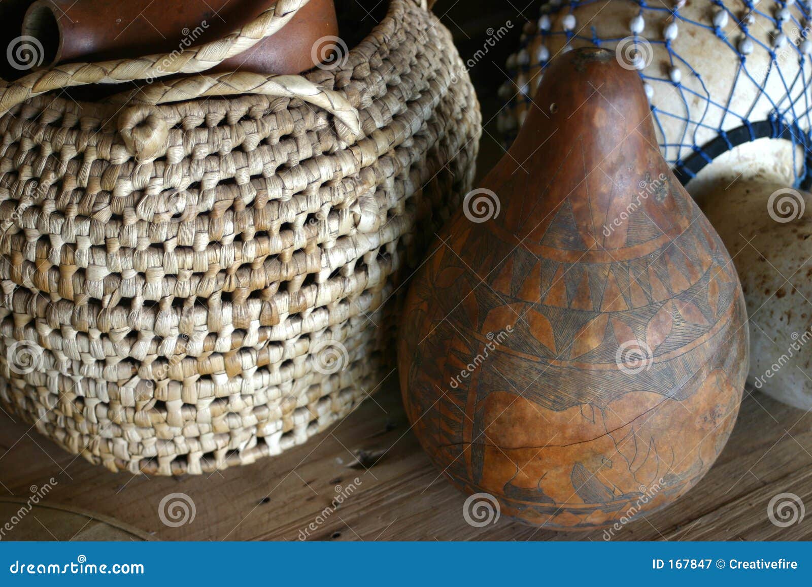 African Craftwork stock image. Image of rope, weave, gourd - 167847
