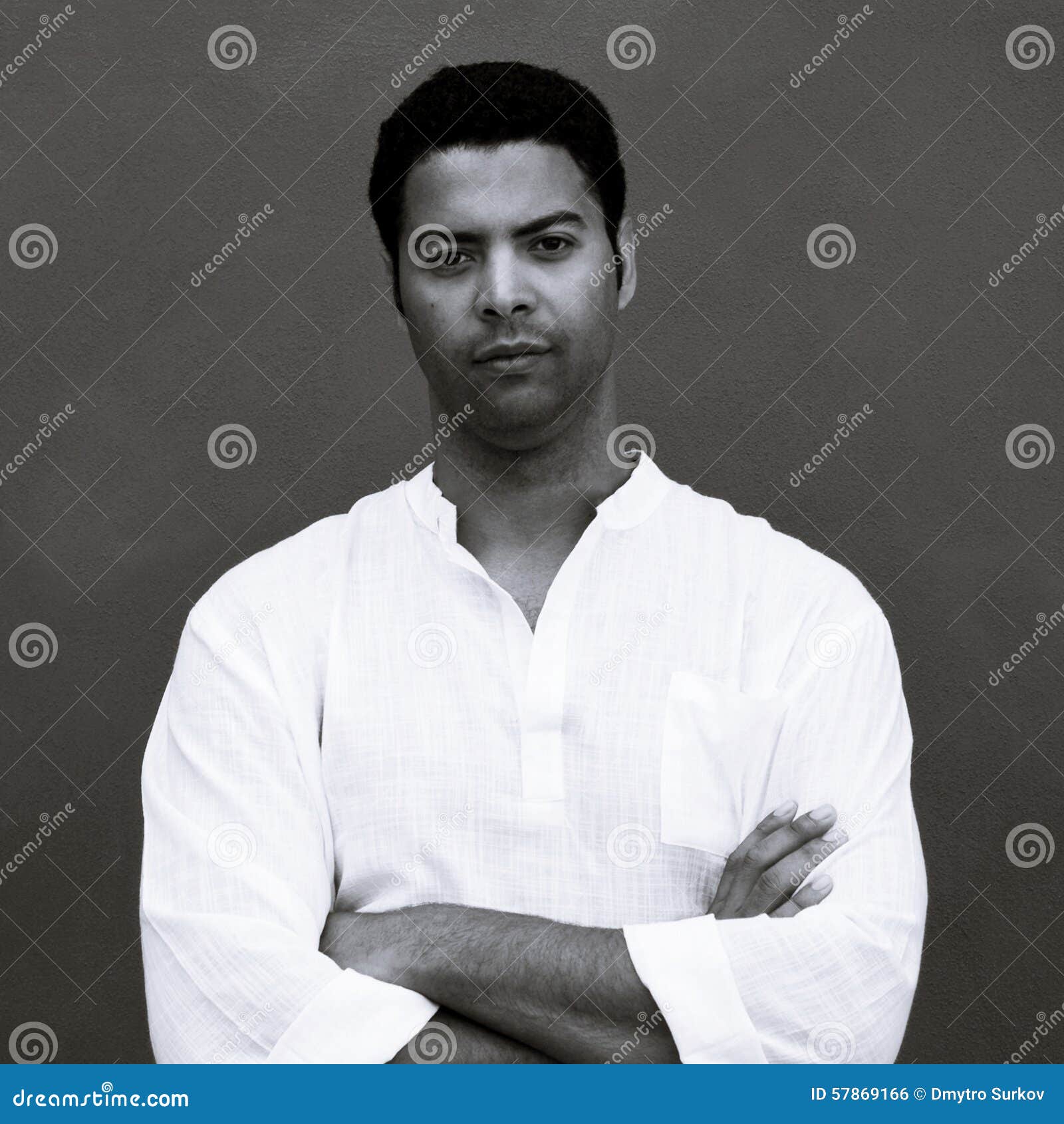 African Descent Man Portrait Stock Photo - Image of adult, front: 57869166