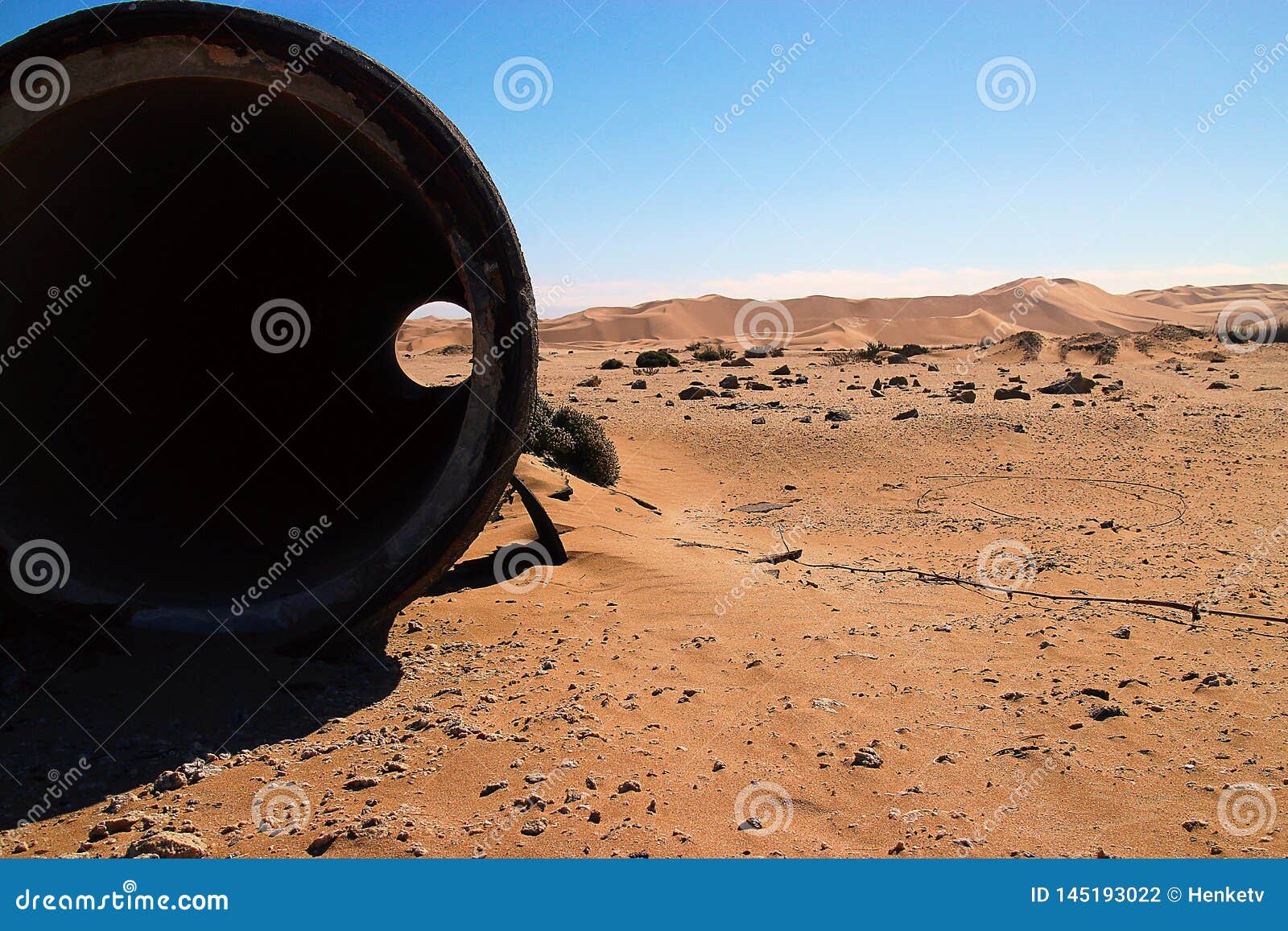 African Desert Pollution, Namibia Stock Photo - Image of cloudy, land ...