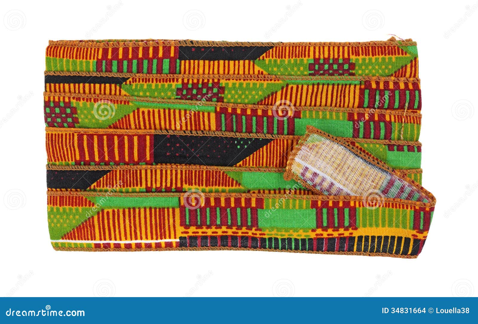 African Design Ribbon Ties stock photo. Image of addition - 34831664
