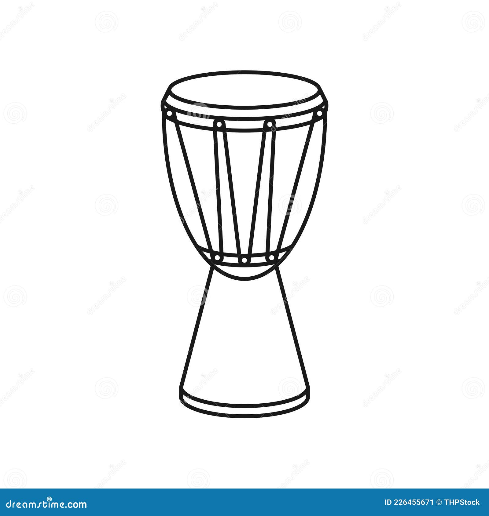 African Djembe Hand Drum Vector Stock Vector - Illustration of culture ... African Djembe Hand Drum Vector Stock Vector - Illustration of culture ...