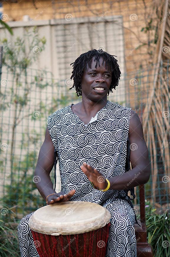 African Djembe Player stock photo. Image of africa, festival - 22256066