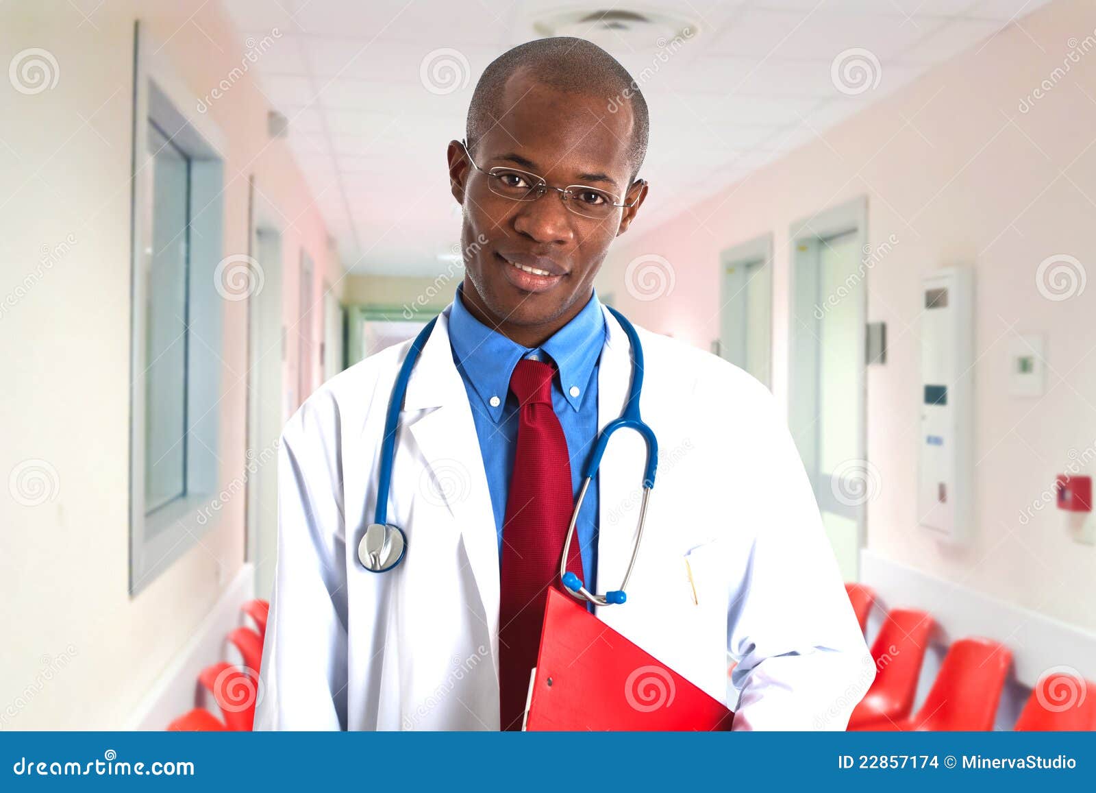 African doctor stock photo. Image of clinical, physician - 22857174