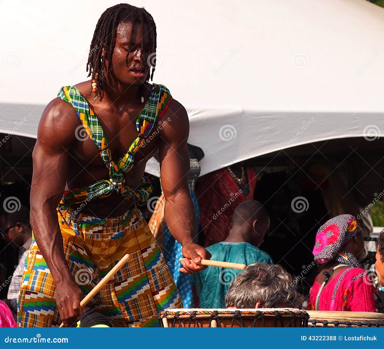 African Drummer editorial stock photo. Image of african - 43222388
