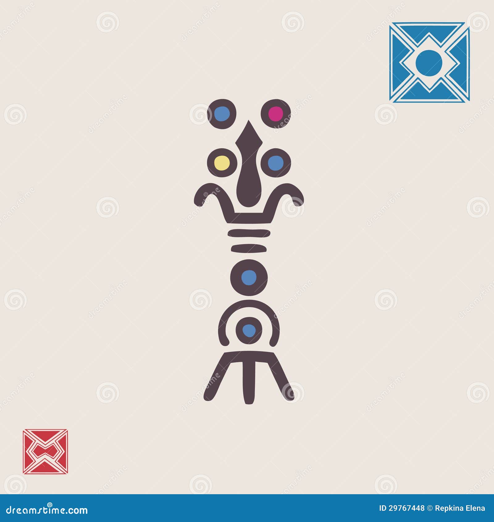 Unique African element stock vector. Illustration of artistic - 29767448