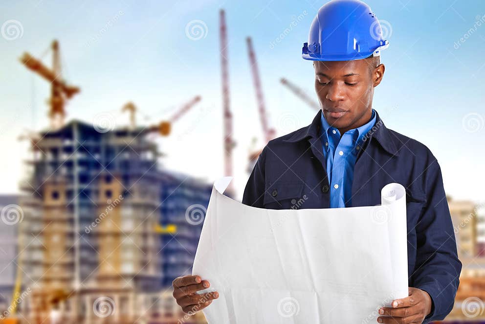 African engineer stock photo. Image of engineering, engineer - 24089268